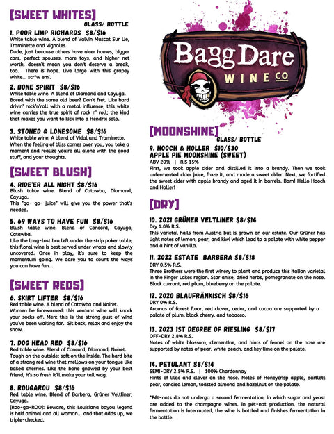 Tasting Menus – Three Brothers Wineries and Estates